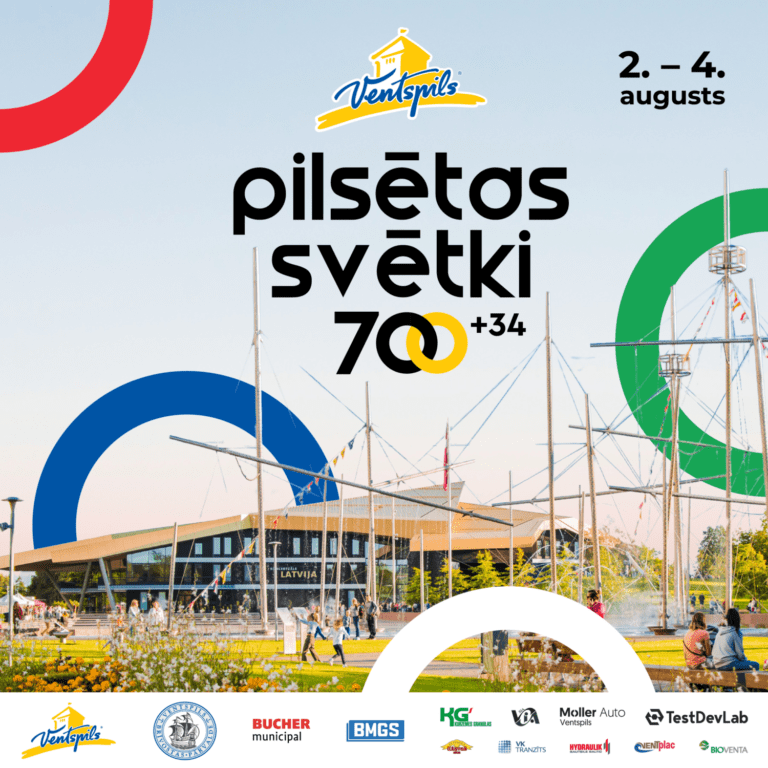 Ziedoša, koša un skanīga būs Ventspils Pilsētas svētku 700+34 programma - Ventspils Kultūras centrs