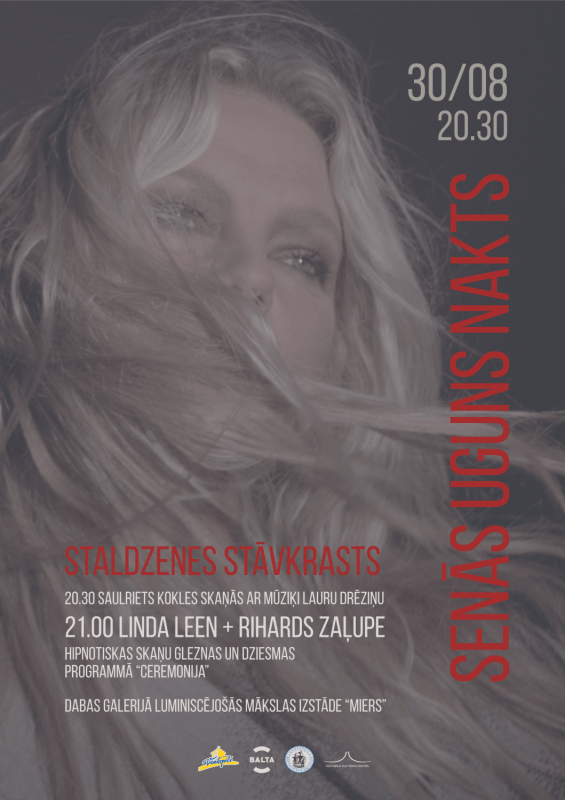 Senās uguns nakts “Ceremonijā” Linda Leen un Rihards Zaļupe - Ventspils ...